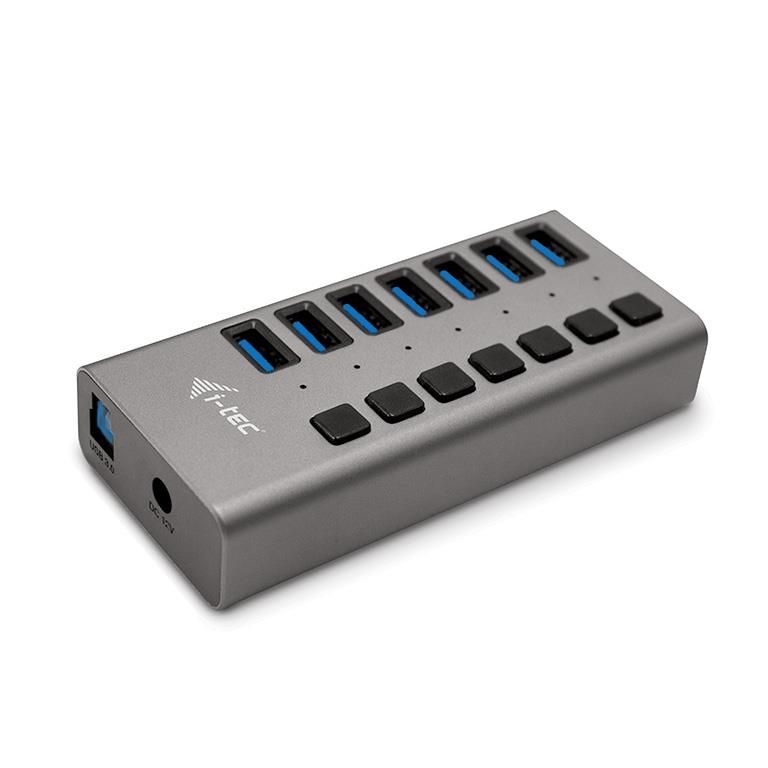 iTec Hub USB 3.0 z ładowaniem, 7 portów, 36W - BINO.pl